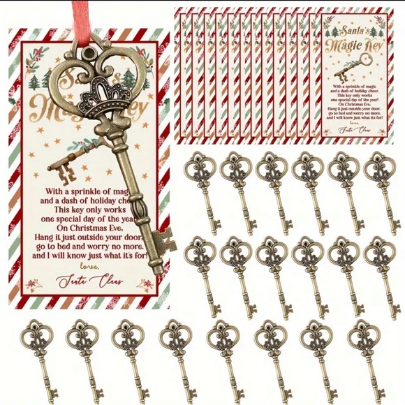 Santa’s key | Accessories | Nwt Pc Santas Magic Key With Cards For ...